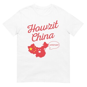 Howzit China Map South Africa T-shirt | Funny Dad Joke | Ja Boet - Etsy