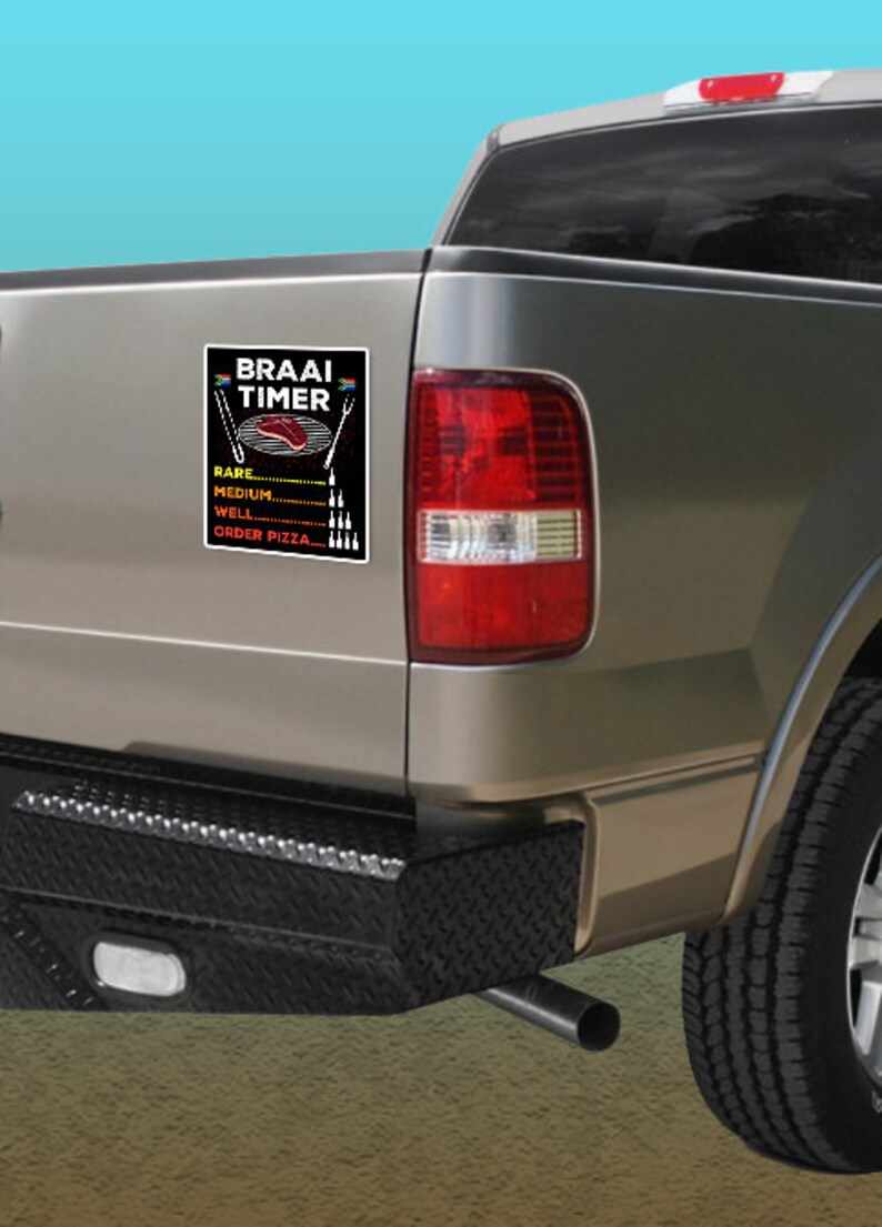 Braai Timer Sticker Funny African BBQ Family Dinner - Etsy