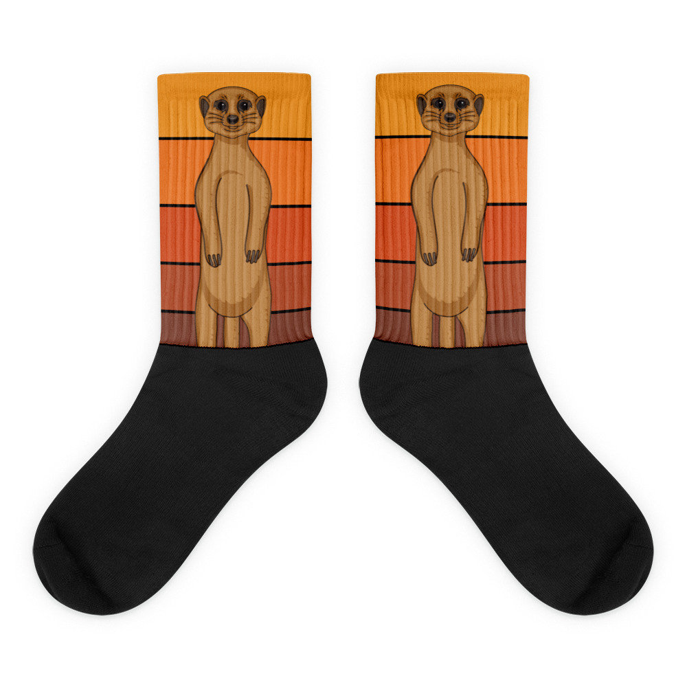 Meerkat Socks Kalahari Desert Mongoose Sunset Safari Africa - Etsy