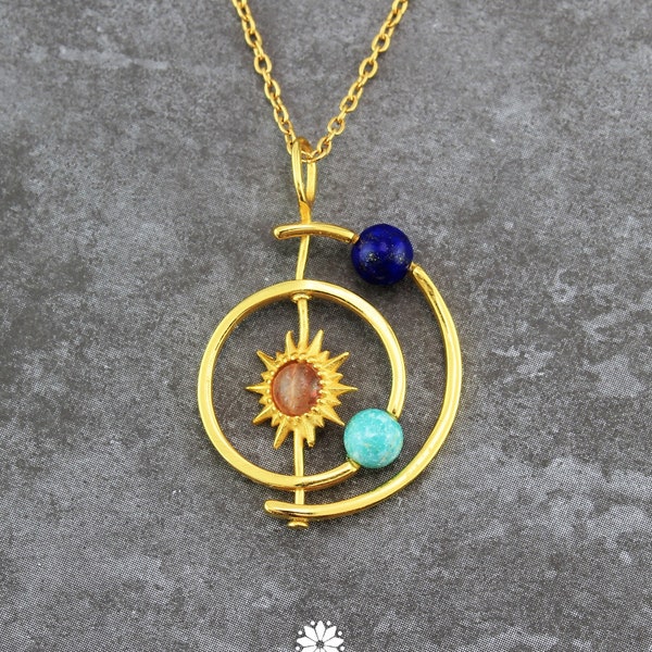 Solar System Necklace - Etsy