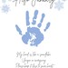 Winter Snowflake Handprint Art: January Craft (digital Download) - Etsy