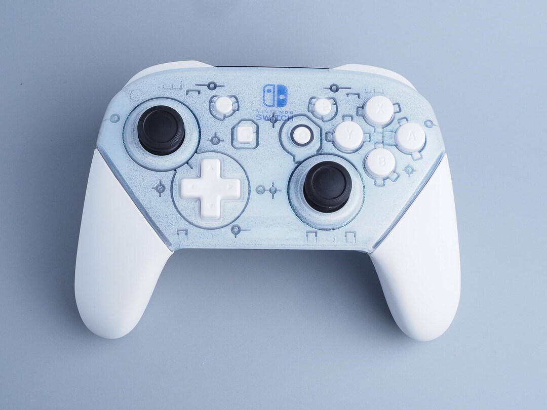 Switch Pro Controller Shells ~ Skeleton / Sparkle ~ Custom Painted ...