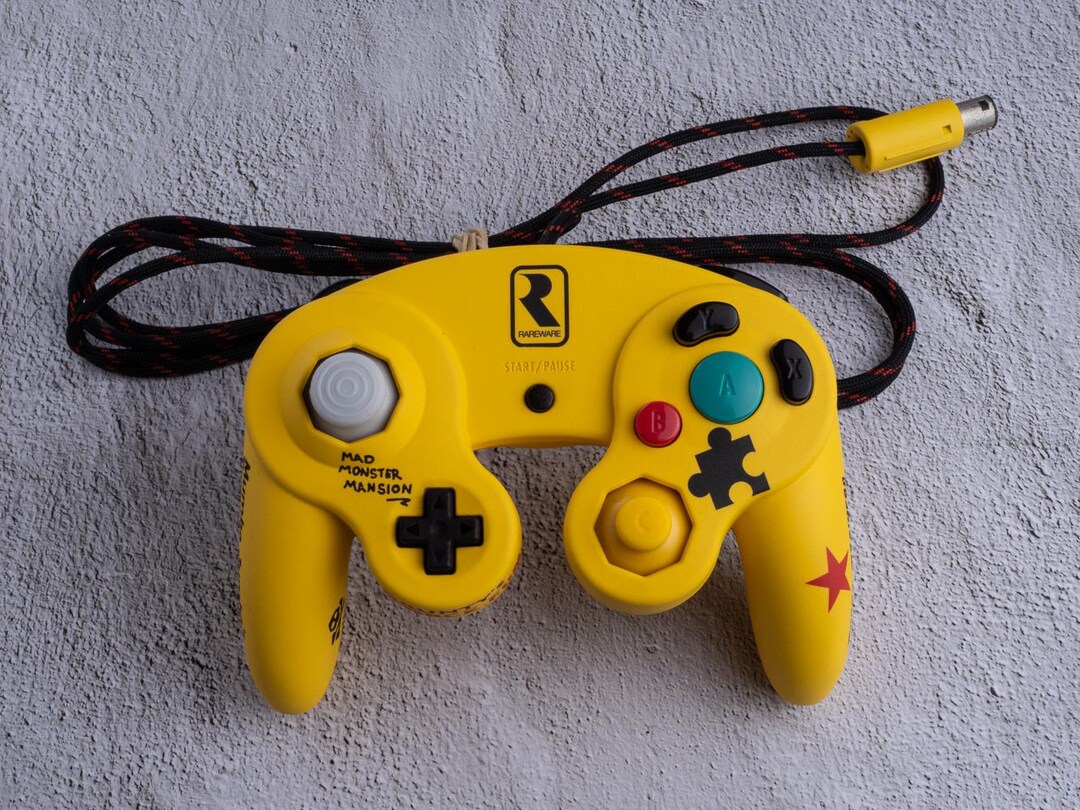 Gamecube Custom Controller Banjo-kazooie / Sponsors Custom Painted T3 ...