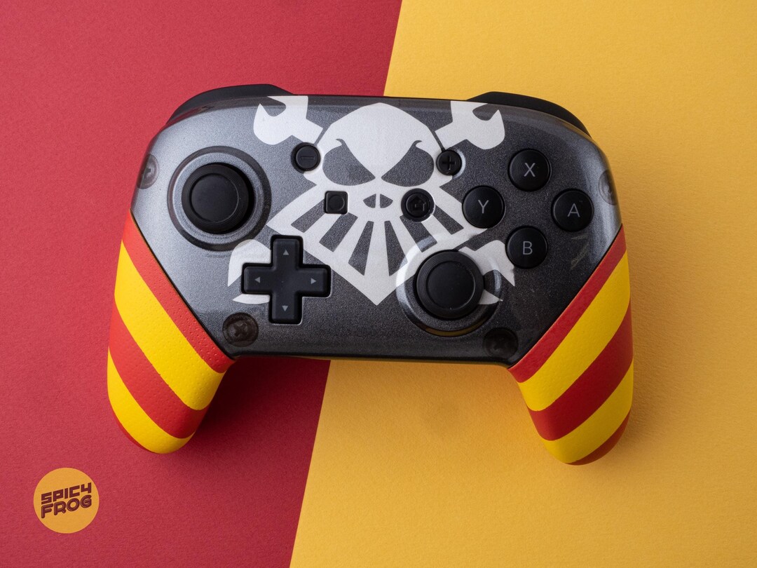NEW Switch Pro Controller Henchman 800 / Robo-pirate / Rayman 2 Painted ...