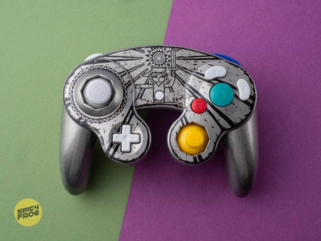 Gamecube Custom Controller Shells the Wind Waker / Zelda Custom Painted ...
