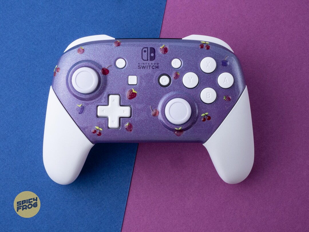 NEW Switch Pro Controller Fruit Salad Painted Shells, Custom Controller ...