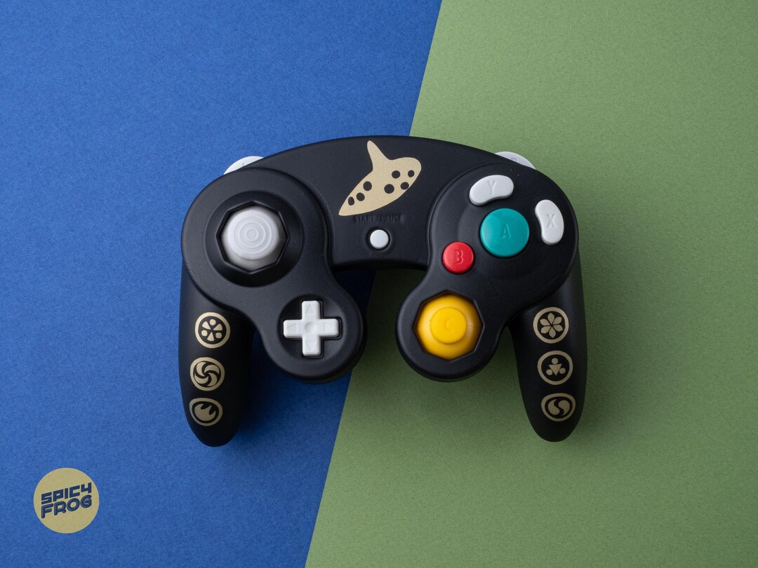 Gamecube Custom Controller Shells Ocarina of Time / Zelda Custom ...