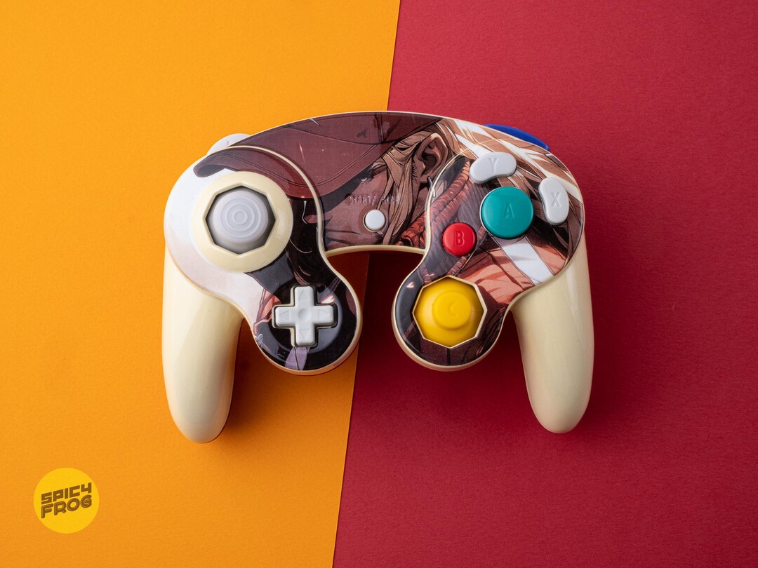 Gamecube Custom Controller Shells Terry Bogard / Fatal Fury Custom ...