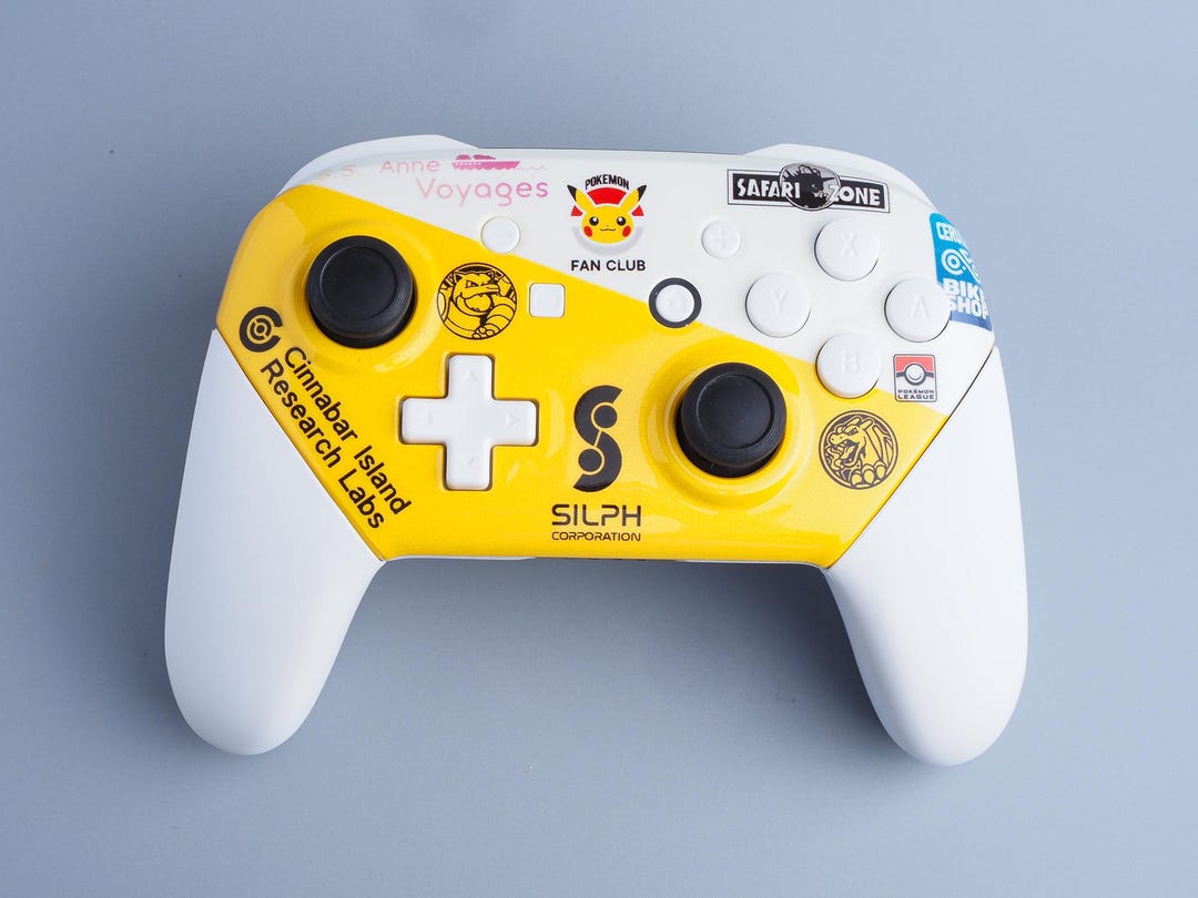 Switch Pro Controller Shells ~ Pokémon / Sponsors ~ Custom Painted ...