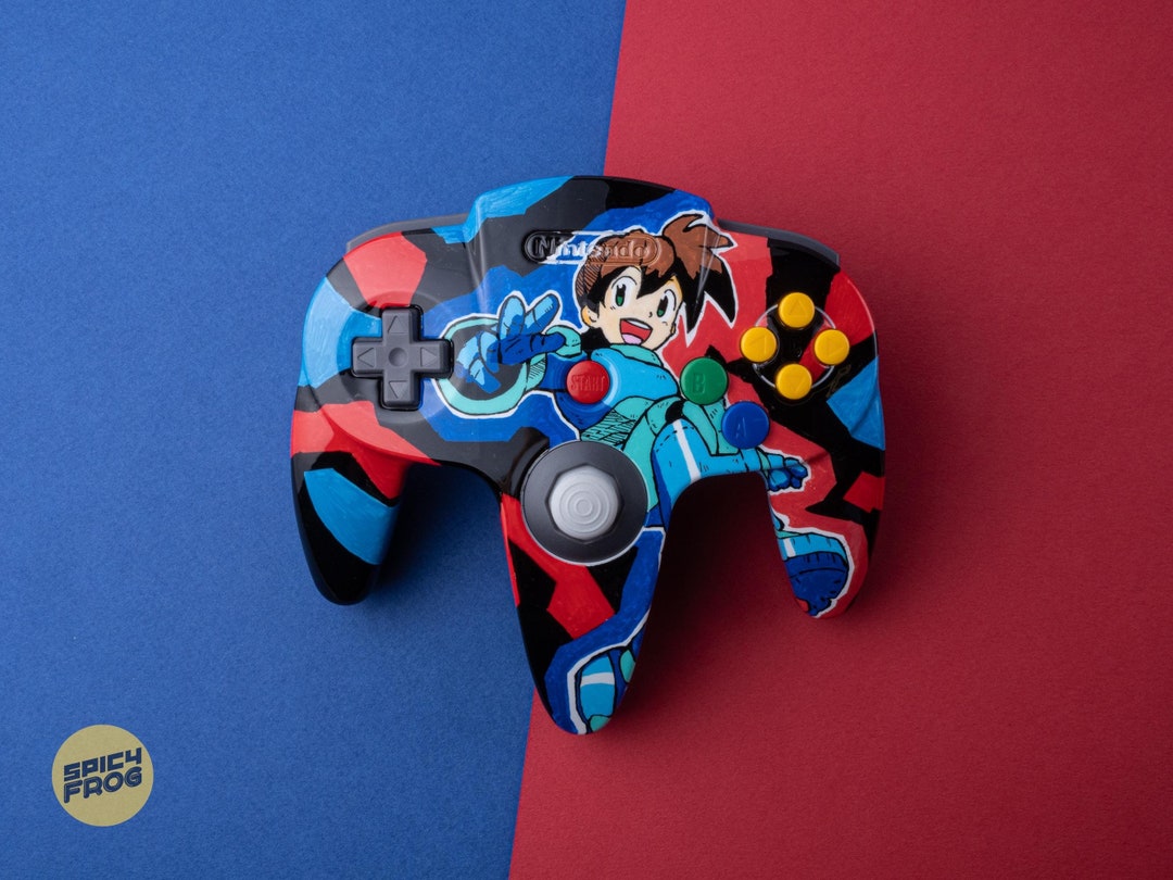 Nintendo 64 Custom Controller Shells Megaman Legends Official Custom ...