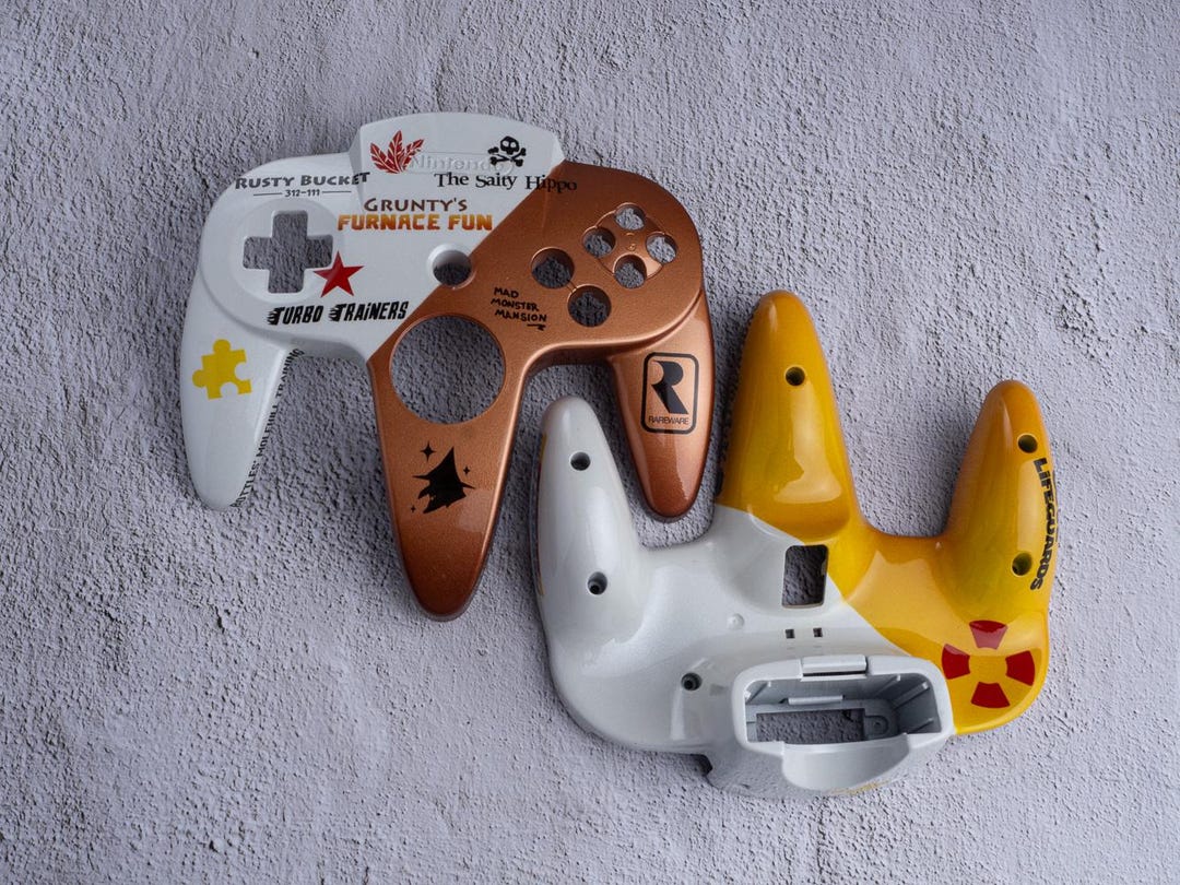 Nintendo 64 Custom Controller Shells Banjo-kazooie / Sponsors Official ...