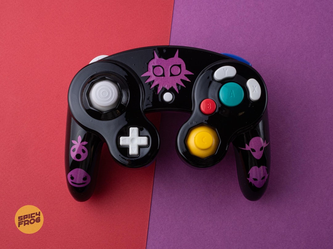 PRE-ORDER Gamecube Custom Controller Majora's Mask / Zelda Painted ...
