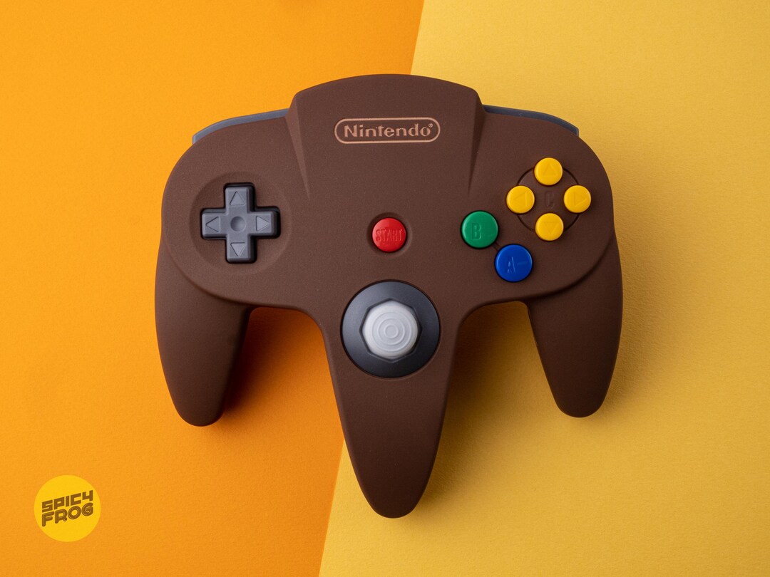 NEW Nintendo 64 Custom Controller Chocolate Painted Shells, Wireless ...