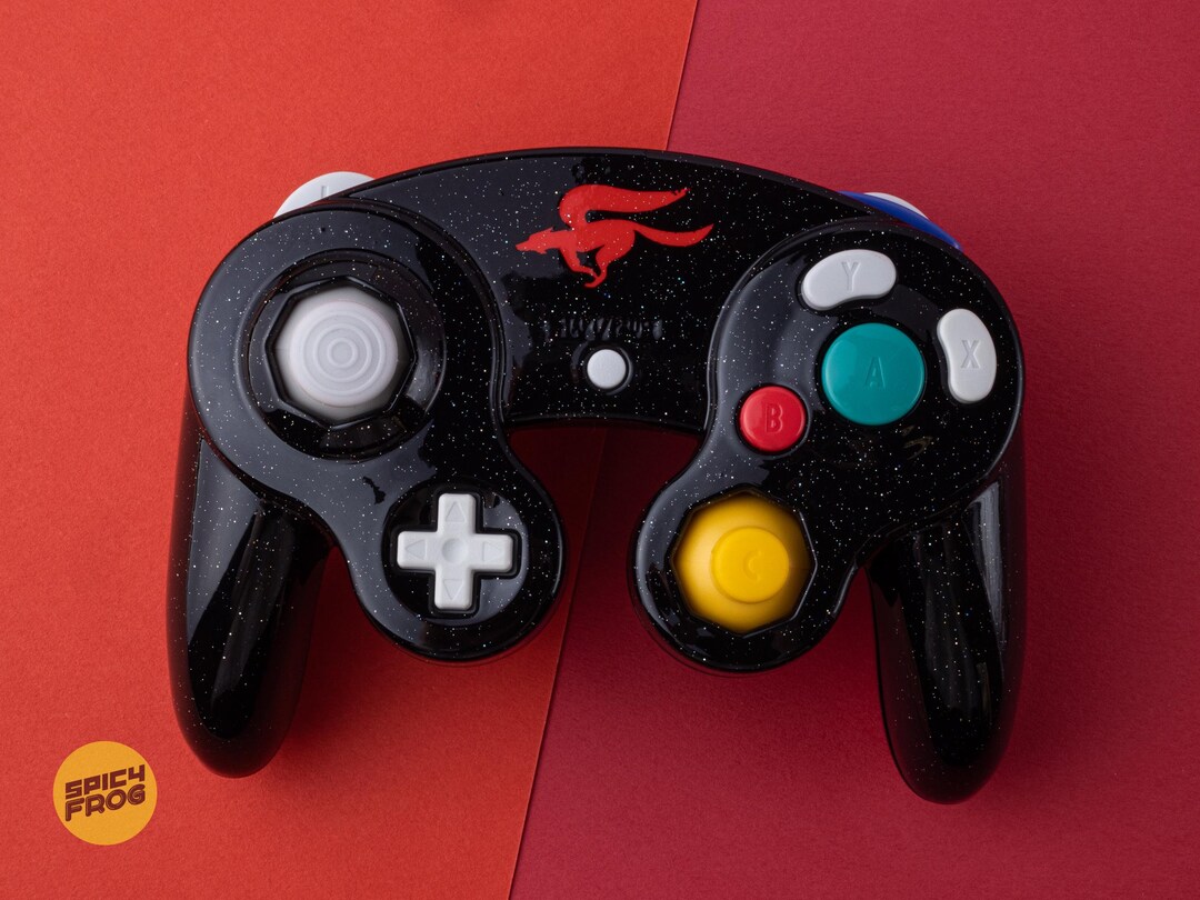 NEW! Gamecube Custom Controller ~ Star Fox / Lylat Wars ~ Painted ...
