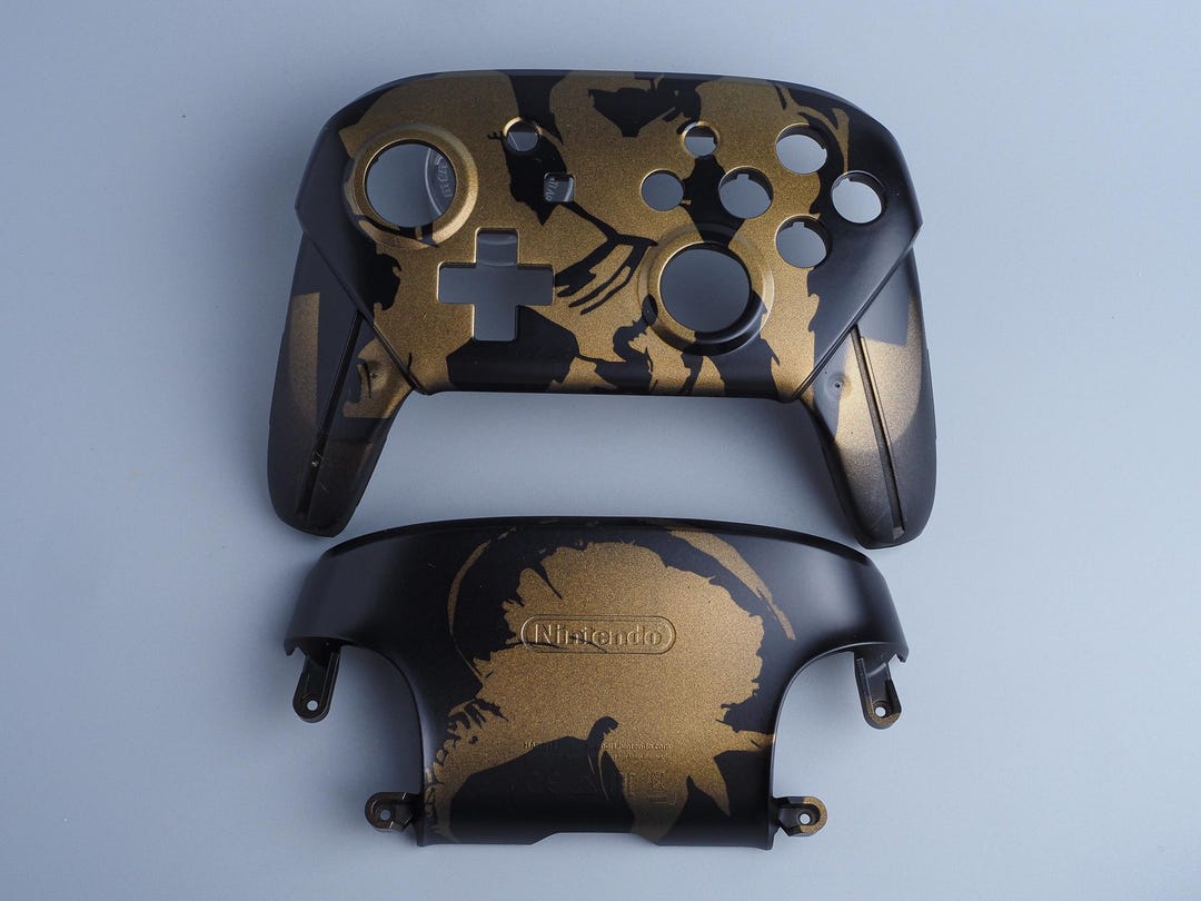 Switch Pro Controller / Shells ~ Samus Aran / Metroid Prime ~ Custom Painted Shells for Official ...