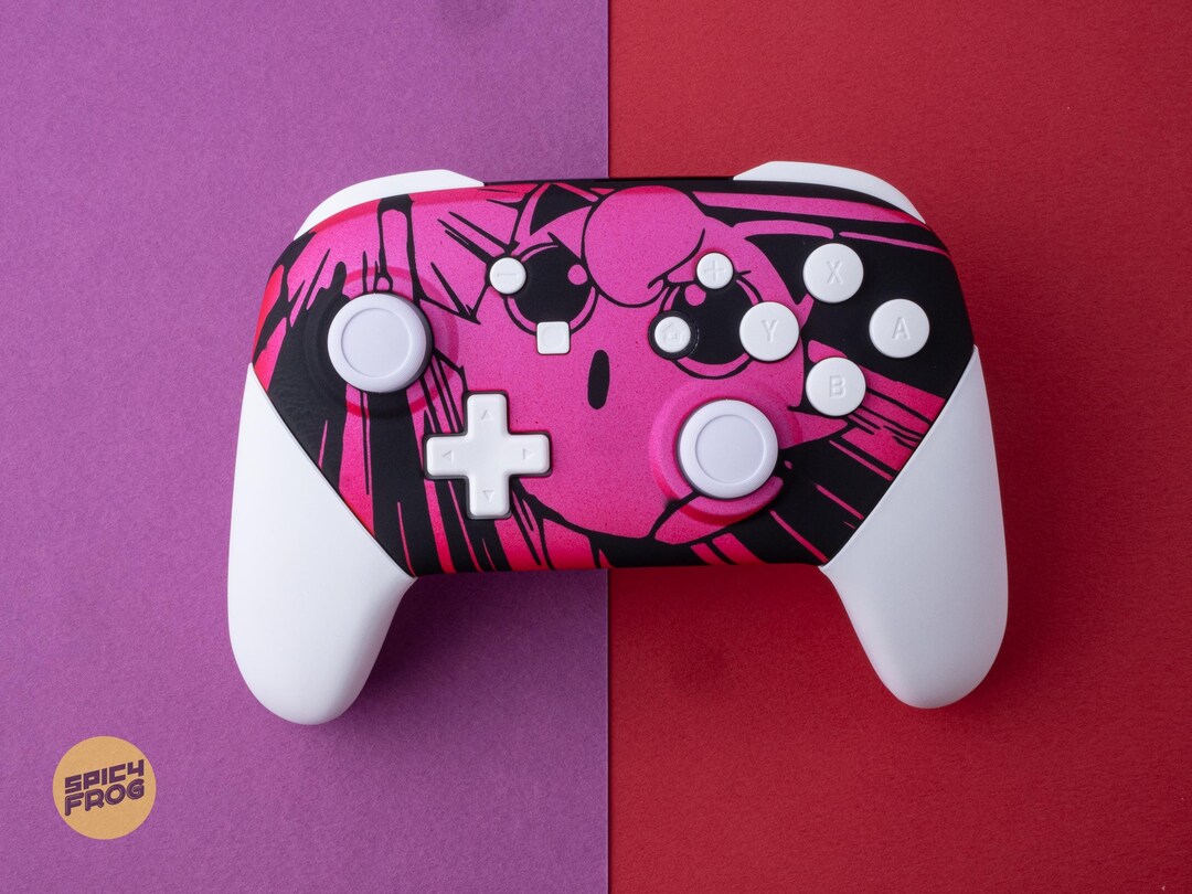 Switch Pro Controller Shells Jigglypuff / Pokémon Custom Painted Shells ...