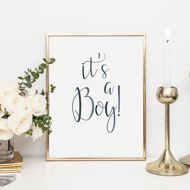 It's a Boy Blue Its a Boy Sign It's a Boy Sign - Etsy