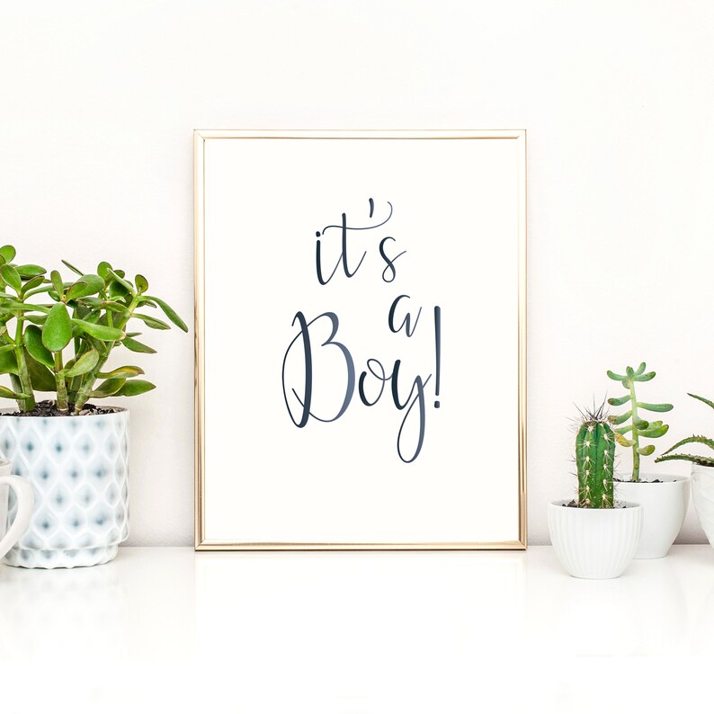 It's a Boy Blue Its a Boy Sign It's a Boy Sign - Etsy