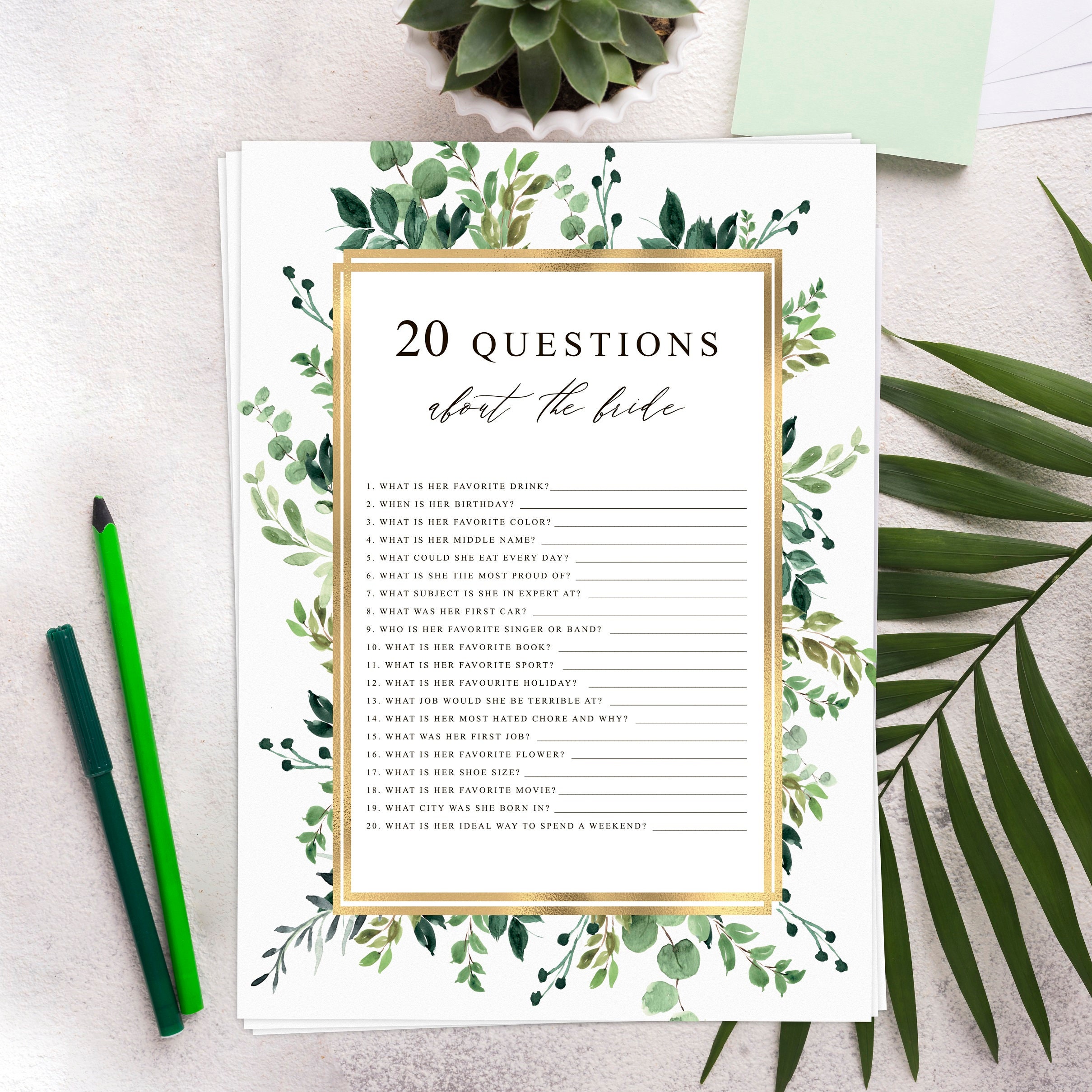 20 Questions Bridal Shower Game Questions Bridal Shower Game Etsy 20-questions-bridal-shower-game-questions-bridal-shower-game-etsy