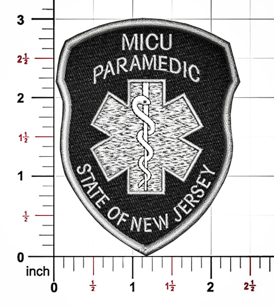 Mini Subdued New Jersey Paramedic Patch - Etsy