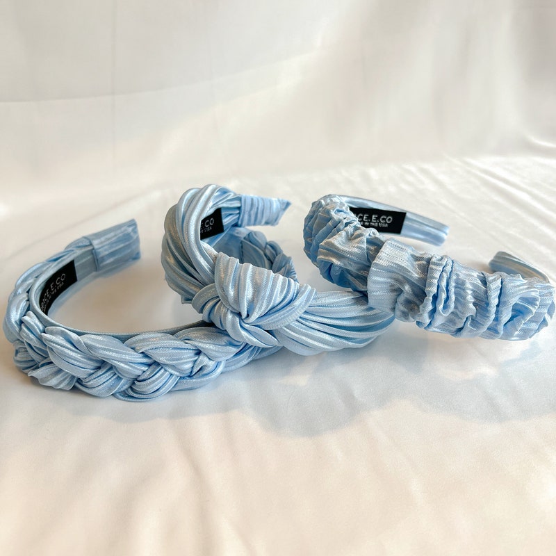 Light Blue Headband - Etsy