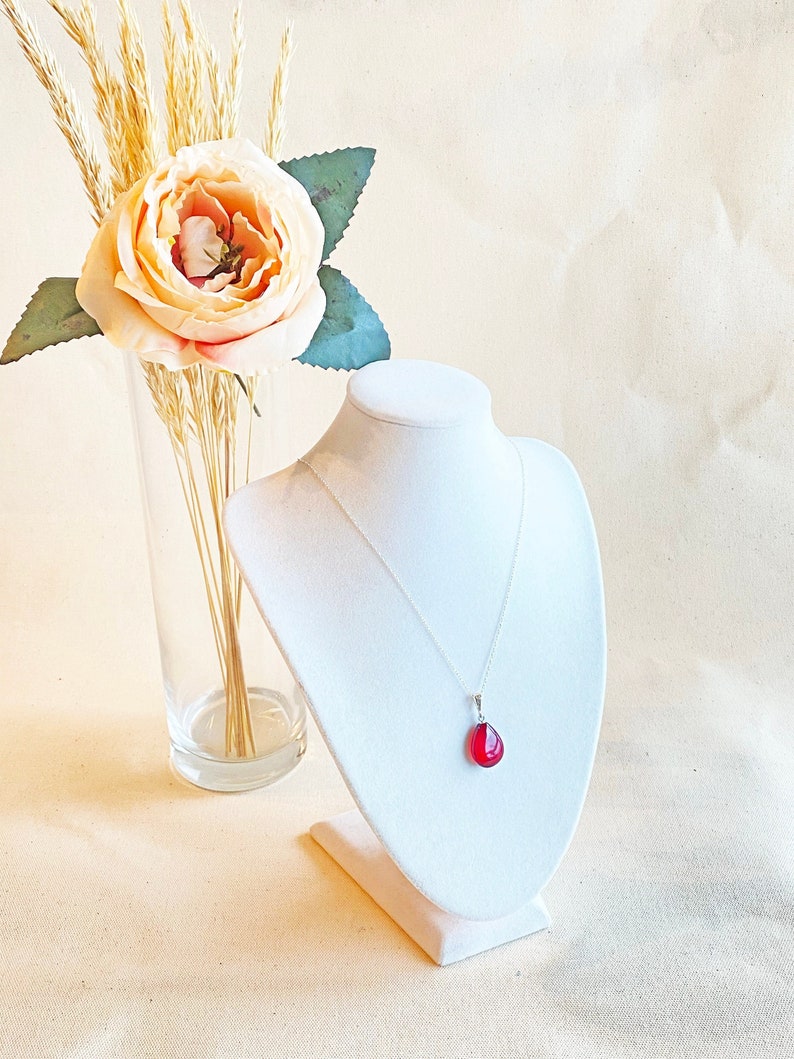 Red Amber Ruby Amber Pendant Amber Stone Jewelry 925 - Etsy