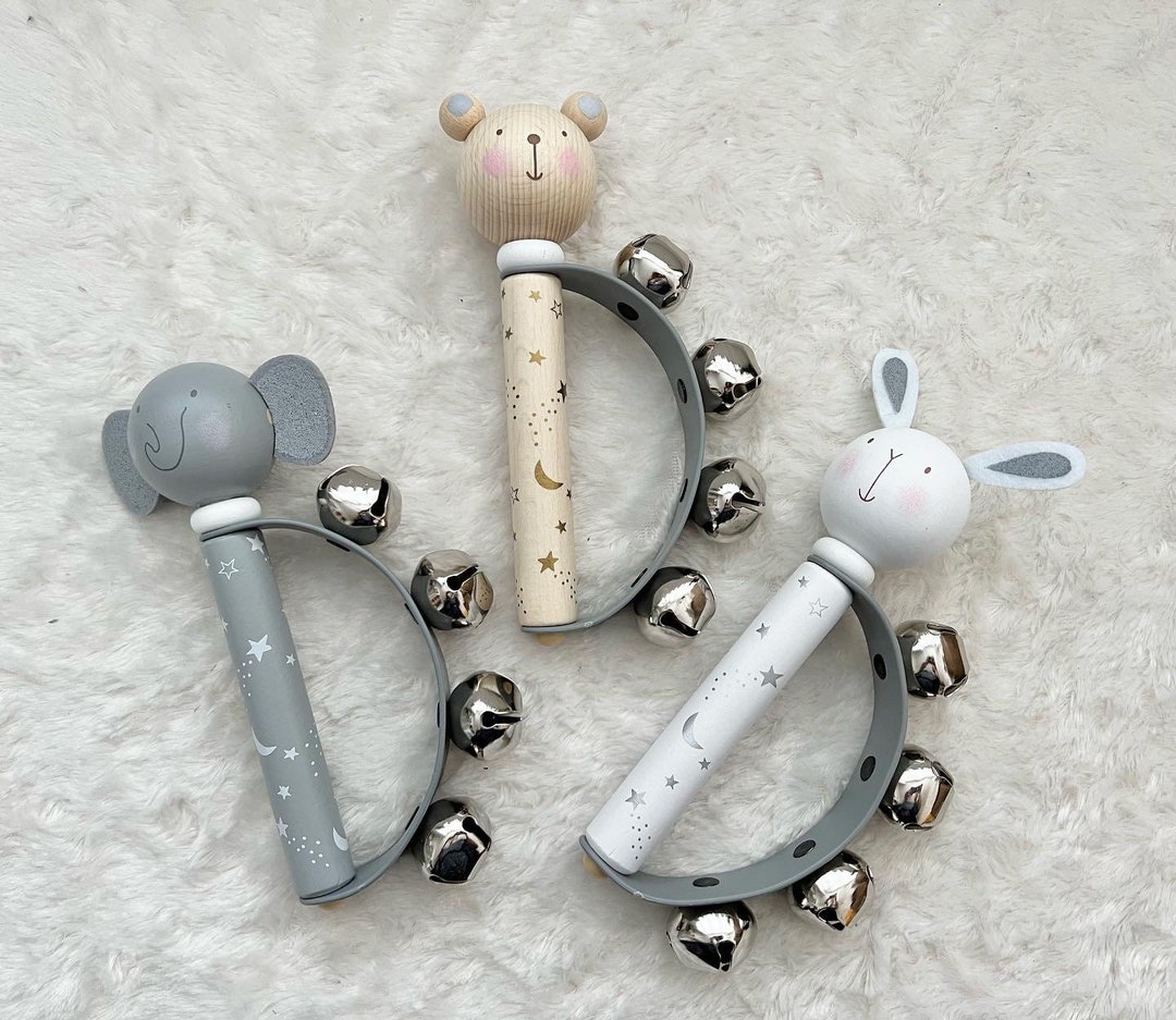 Wooden Baby Toys Wooden Handbells Gifts for Toddlers - Etsy