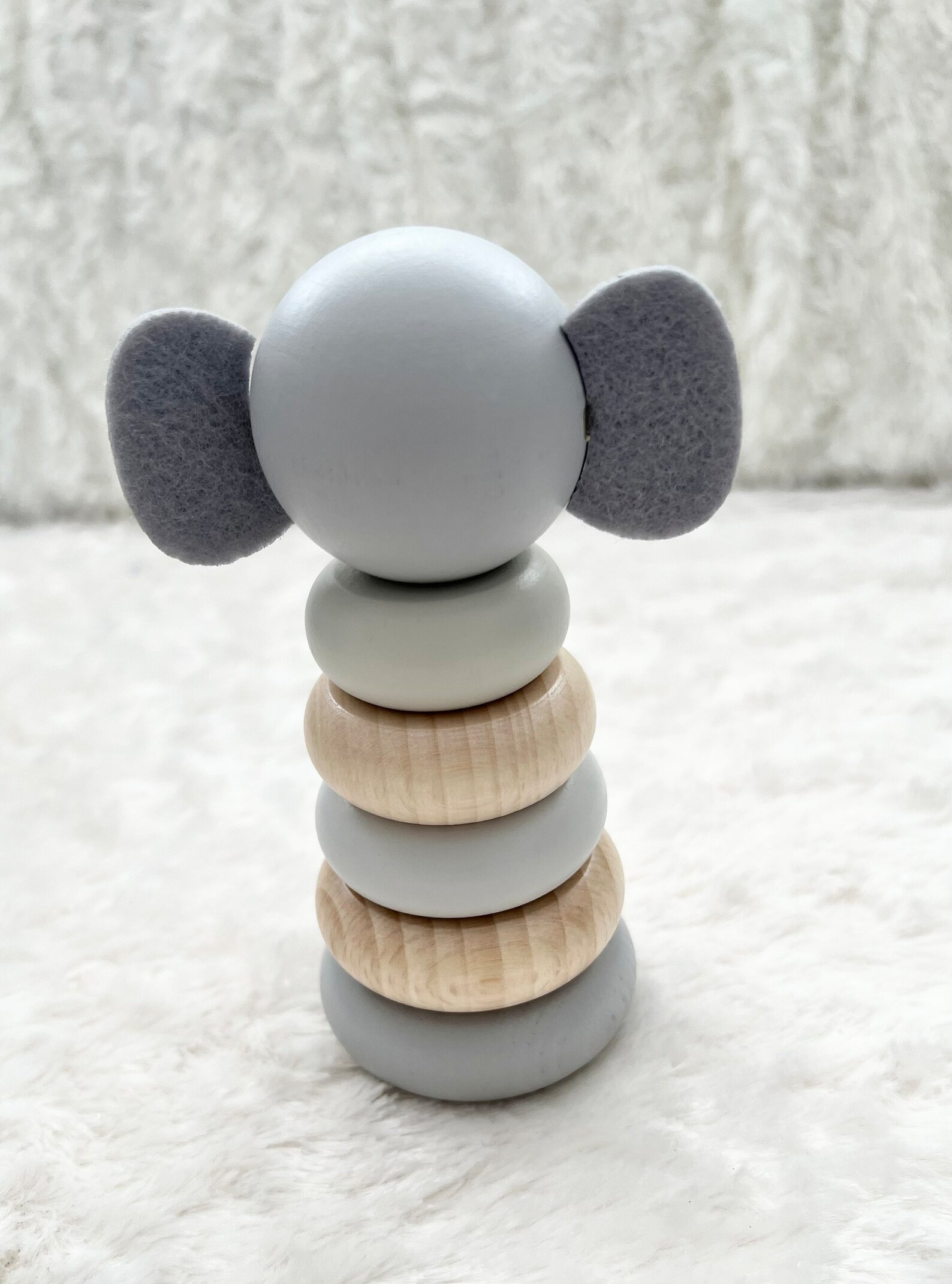 Wooden Baby Toys Tower Stacking Rings 1st Birthday Gift - Etsy UK