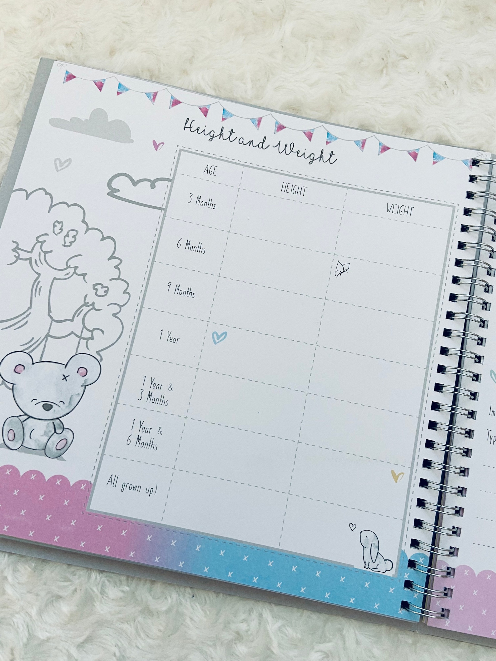 Baby Memory Book | Baby Record Book | Personalised Baby Book | My First ...
