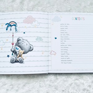 Baby Record Book Babys First Year Memory Book Personalised Baby Journal ...
