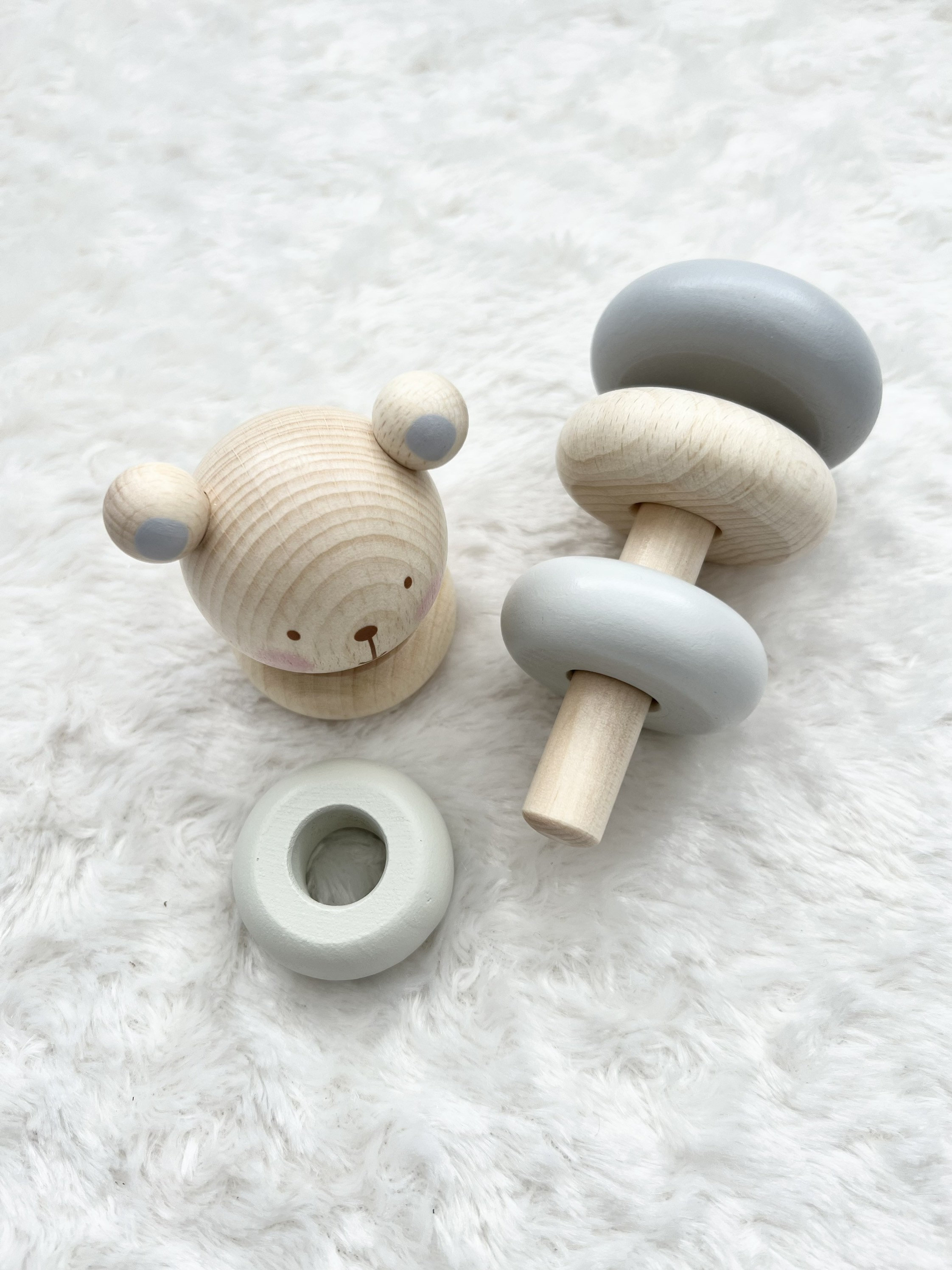 Wooden Baby Toys | Tower Stacking Rings | 1st Birthday Gift | Unisex ...