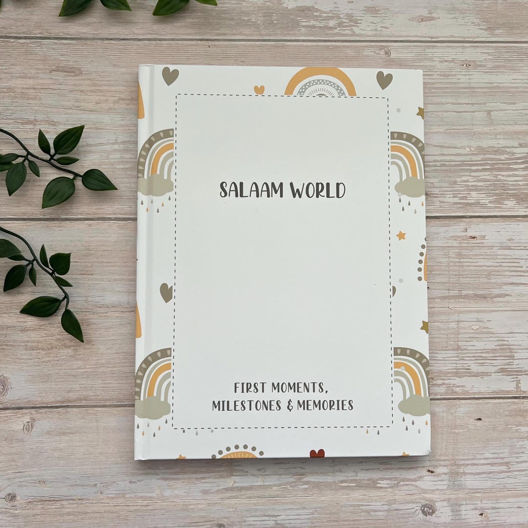 Muslim Baby Record Book | Muslim Baby Book | Islamic Baby Gift ...
