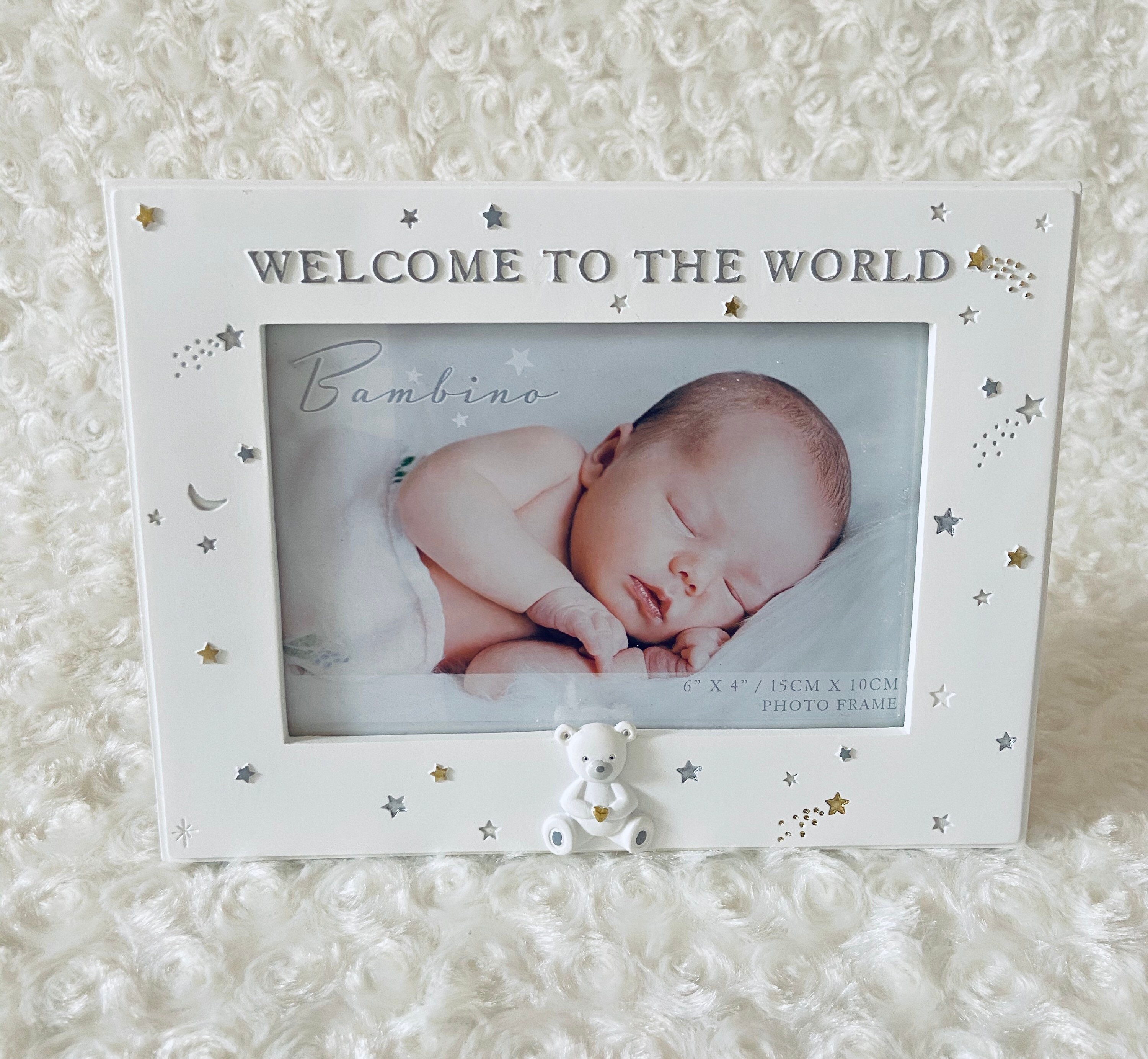 Welcome to the World Photo Frame New Baby Gift Unisex - Etsy UK