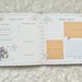 Baby Record Book Babys First Year Memory Book Personalised Baby Journal ...
