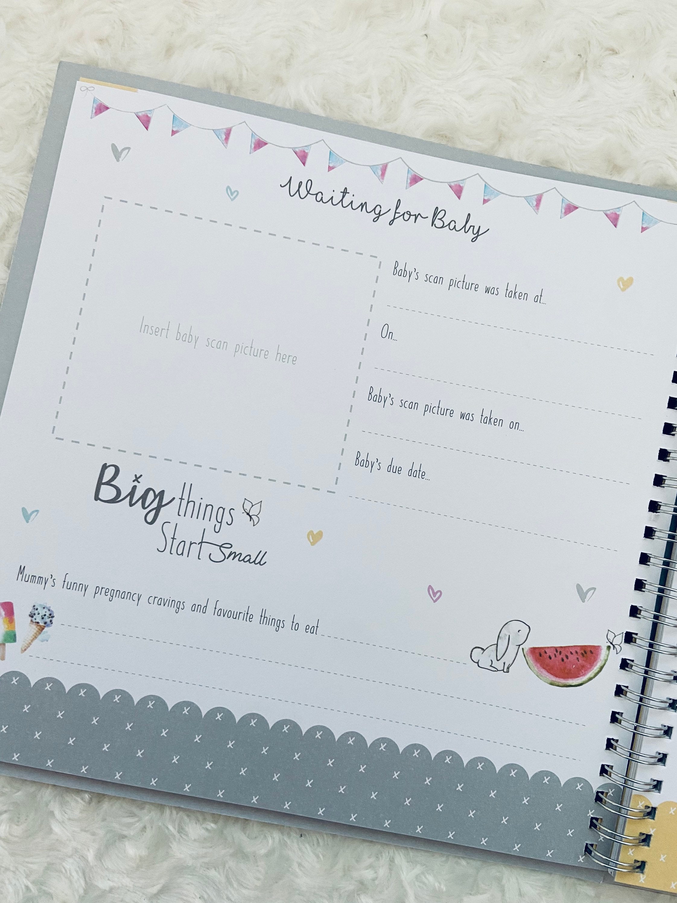 Baby Memory Book | Baby Record Book | Personalised Baby Book | My First ...