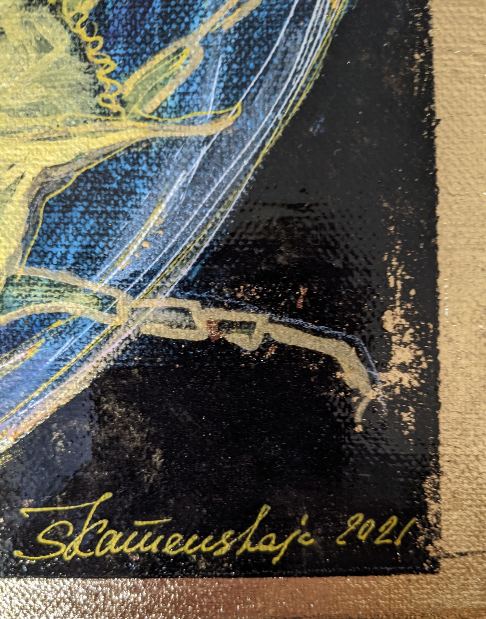 Cancer Zodiac Sign Painting Astrology Vintage Original Canvas Art 16 by ...