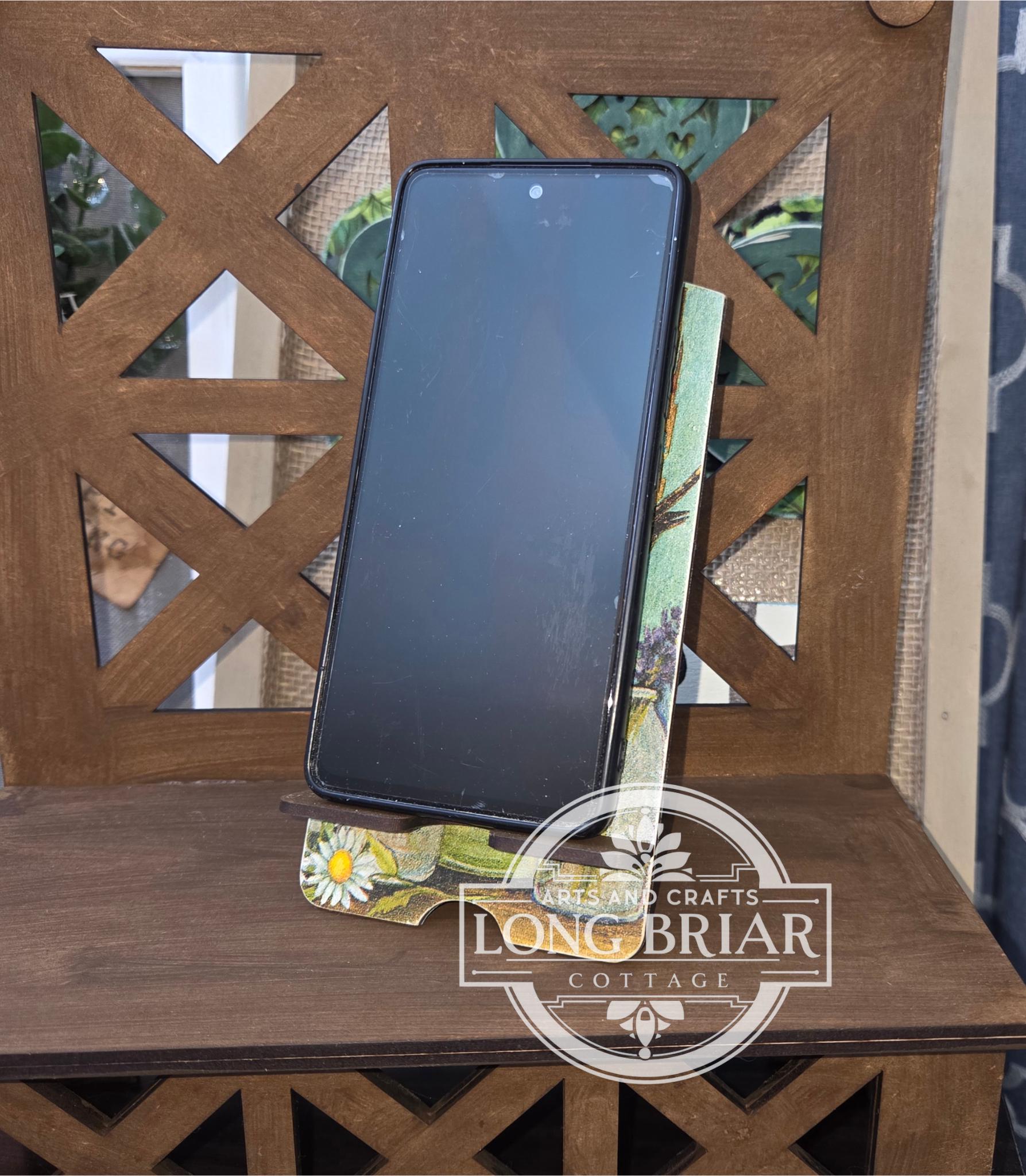 DIY MDF Phone Holder | Unfinished Paintable Cell Phone Stand | Craft ...