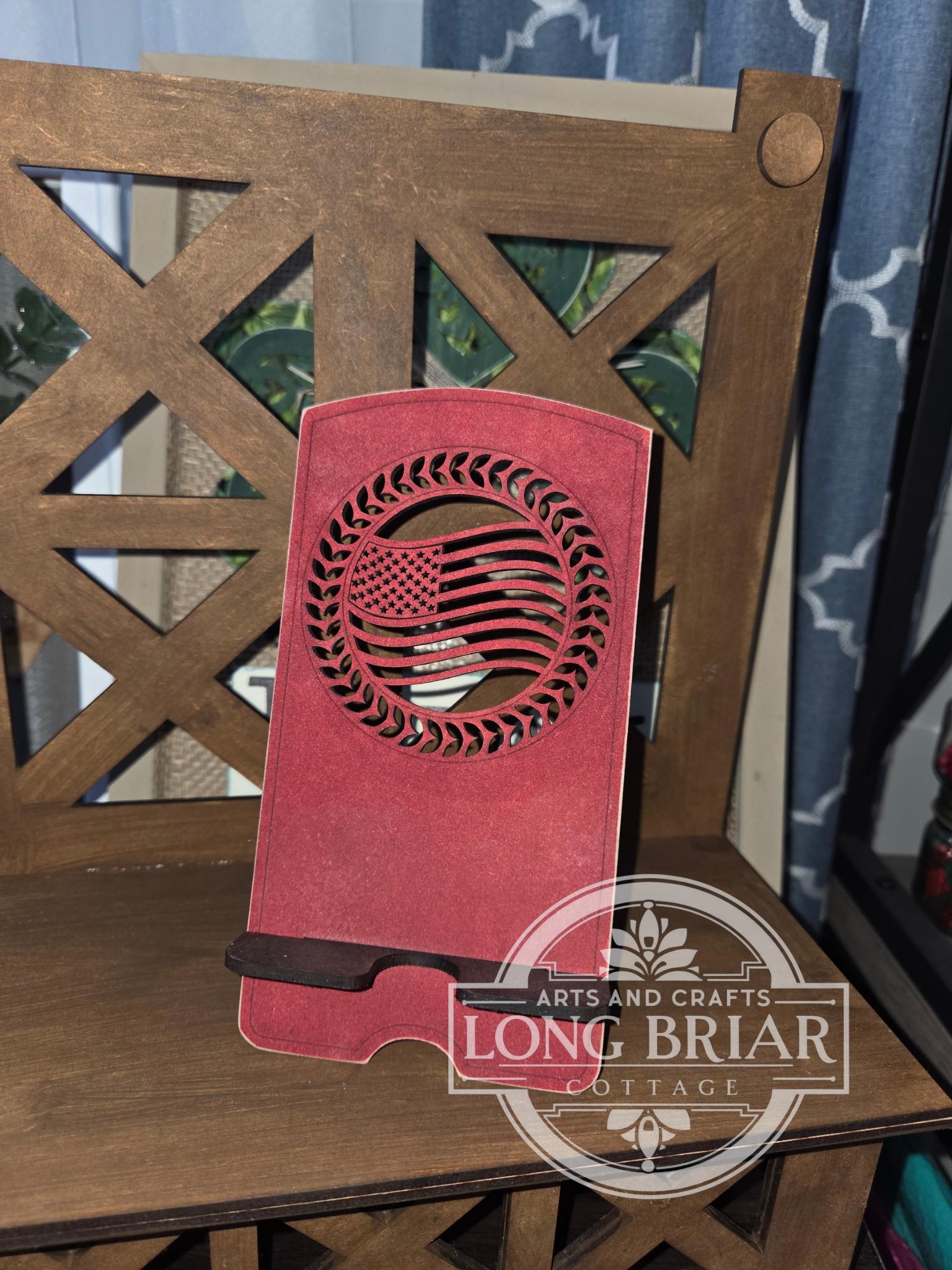 DIY MDF Phone Holder | Unfinished Paintable Cell Phone Stand | Craft ...