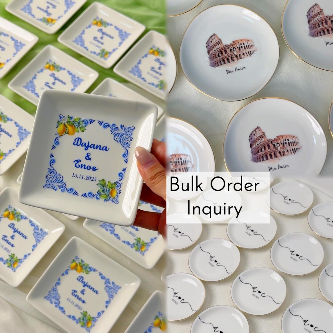 Bulk Ring Dishes, Custom Quote for Bulk Orders, Trinket Dishes as ...