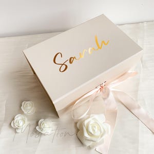 Personalized Empty Gift Boxes, Wedding Favor Boxes, Bridesmaid Box ...