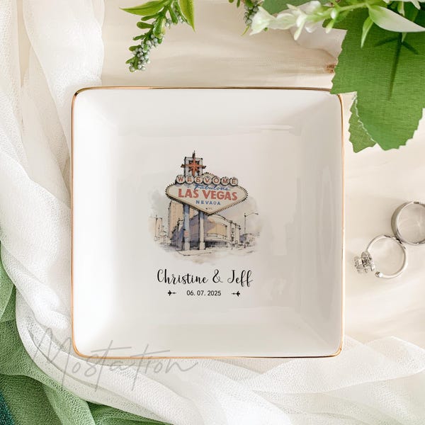 Trinket Dish Vegas - Etsy UK