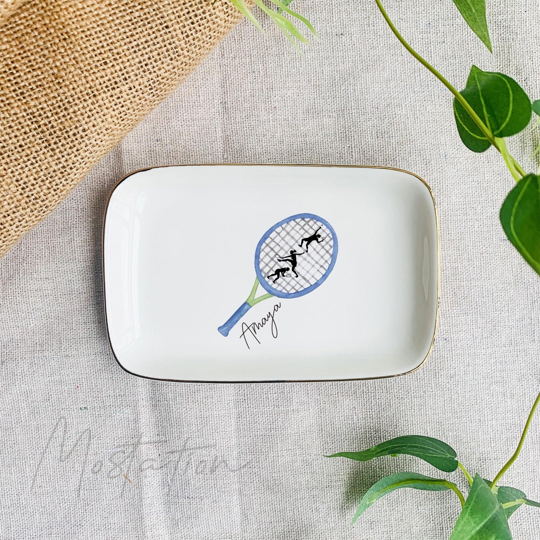 Personalized Tennis Ring Dish, Tennis Player Ring Holder, Tennis Teams ...