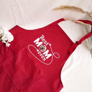 Best Mom Ever Apron, Mothers Day Apron, Custom Family Photo Kitchen ...