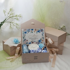 SKY Blue Bridesmaid Proposal Box, Will You Be My Bridesmaid Box Set ...