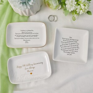 Personalized Text/photo JEWELRY DISH, Design Your Own Ring Dish, Custom ...