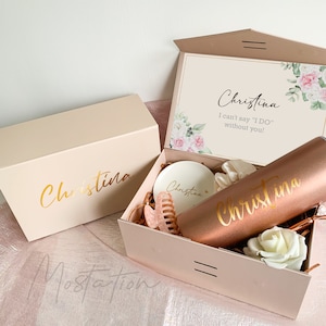 Godmother Gift Box, Godmother Proposal Box With Ring Dish, Personalized ...