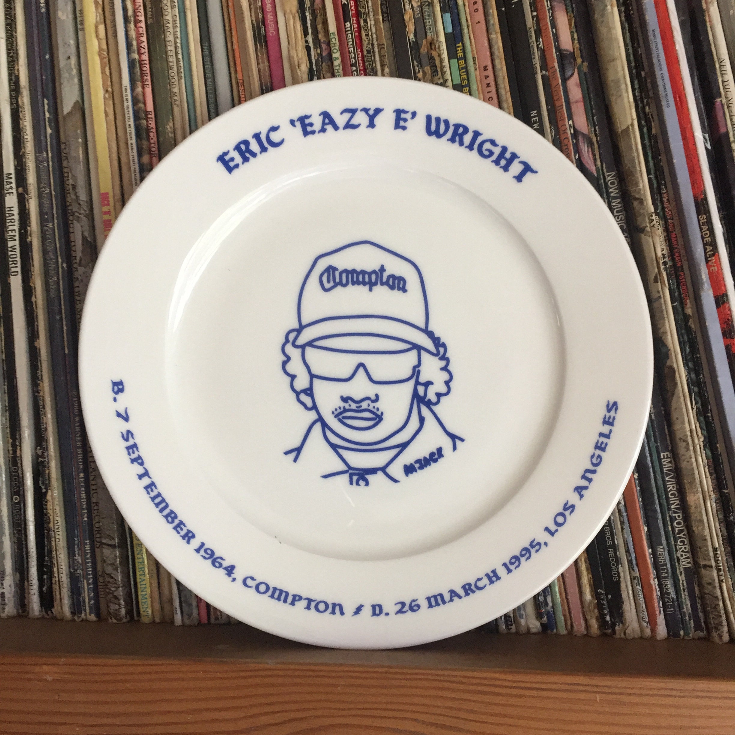 Eazy E Commemorative Plate NWA Dr Dre Rap Hip Hop Ltd Edition - Etsy