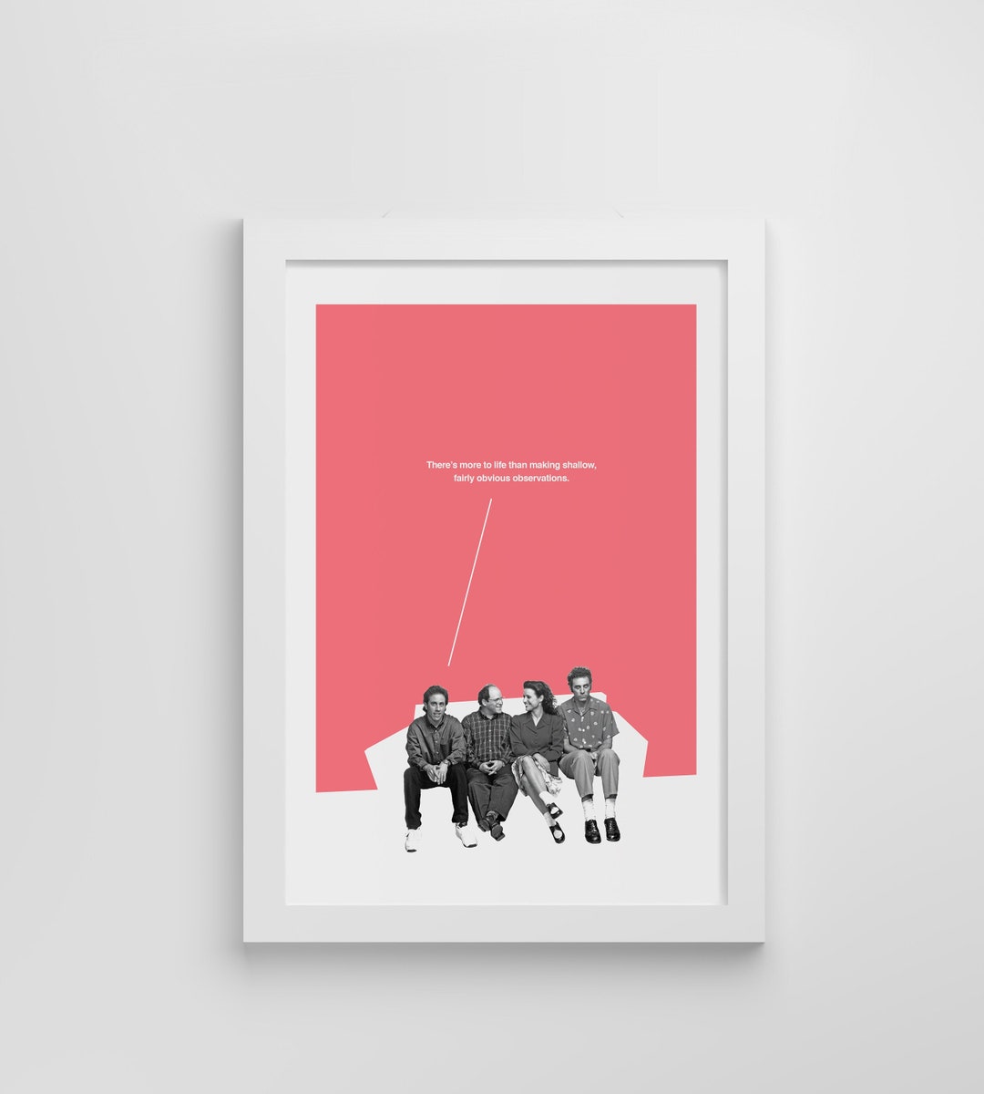 Seinfeld Minimalist Poster - Etsy