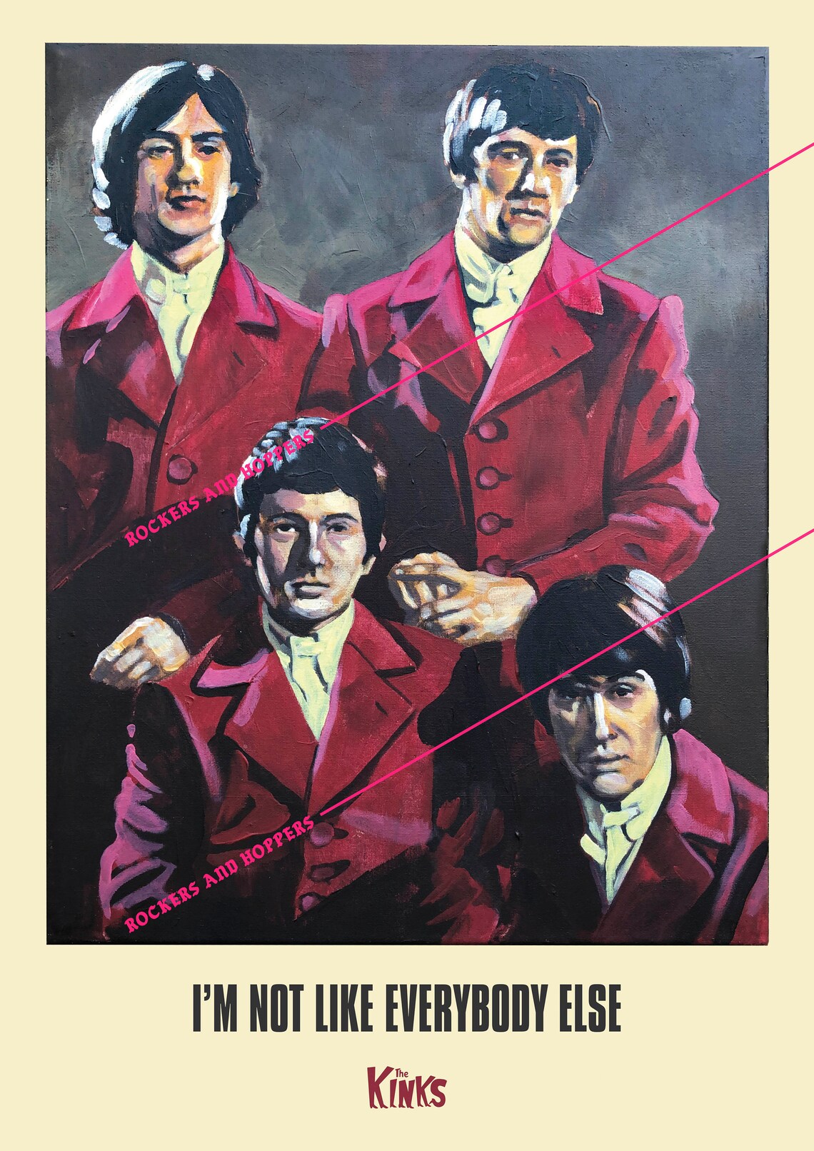 The Kinks A3 Pop Art Print - Etsy