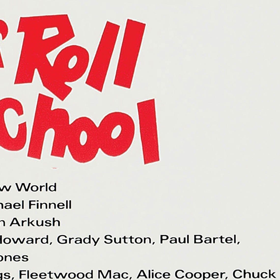 Rock'n'roll High School A3 Poster - Etsy